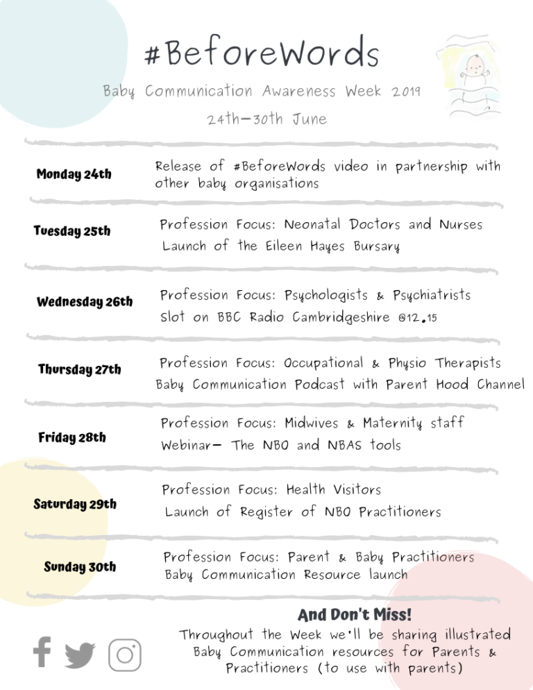 Baby Communication Week 2019 – Brazelton Centre UK